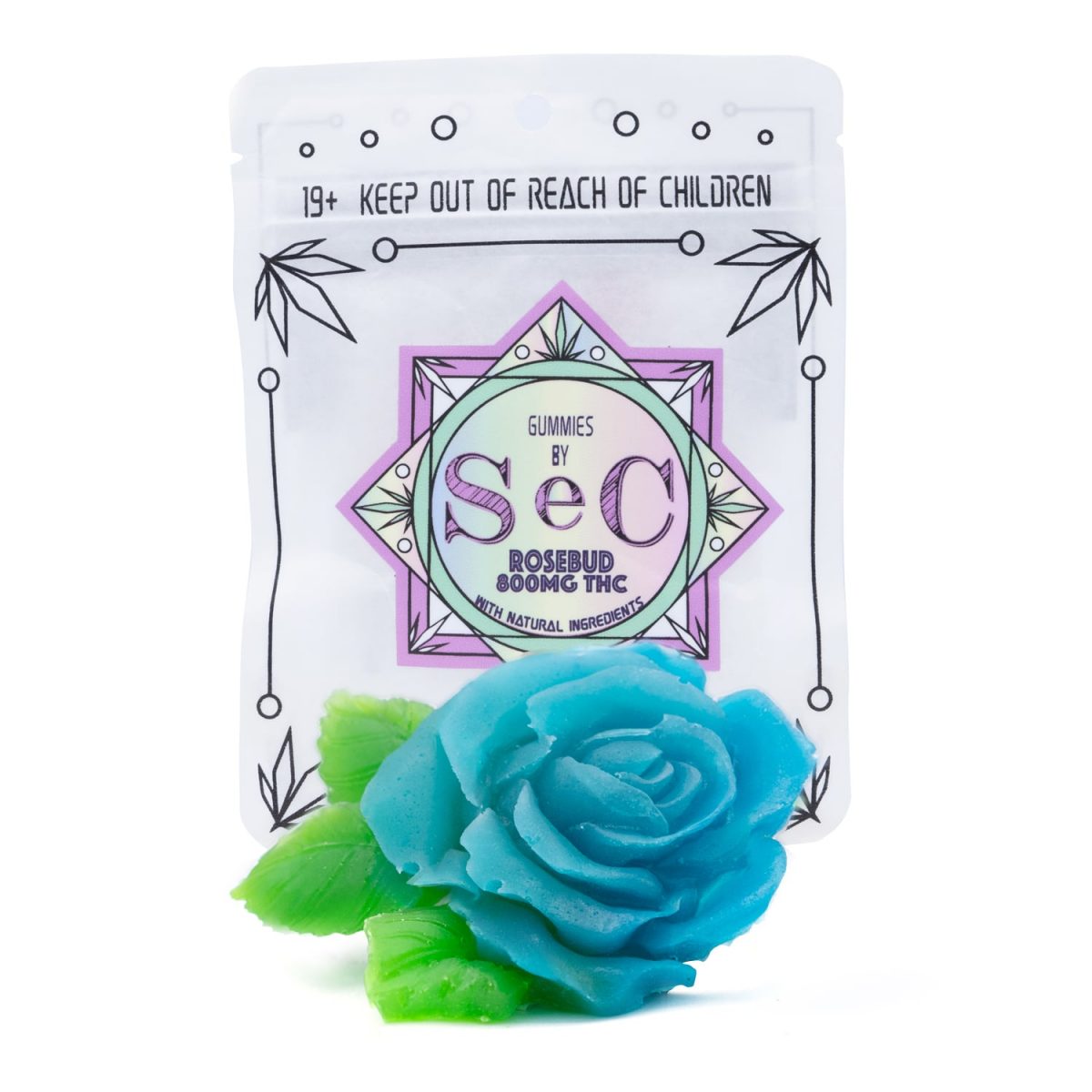 SEC – Rosebud Gummies | 800mg THC – Canna Sweets Mail Order Marijuana