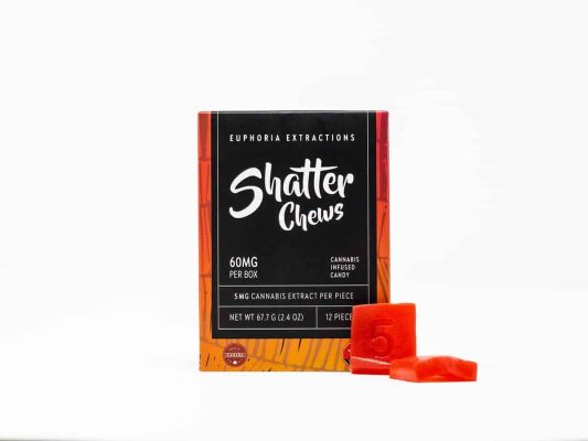 Euphoria Extractions – Indica Shatter Chews – 50MG – Canna Sweets Mail ...