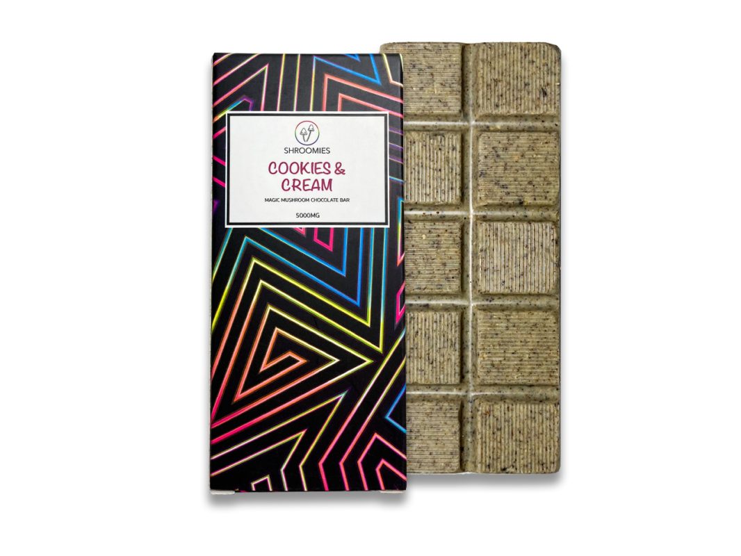 Shroomies – Cookies and Cream Chocolate Bar – 5000MG – Canna Sweets ...