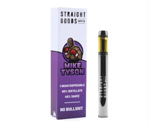 Straight Goods Supply Co. – Sauce Disposable Vape – Mike Tyson – Canna ... Straight Goods Supply Co. – Sauce Disposable Vape – Mike Tyson – Canna ...