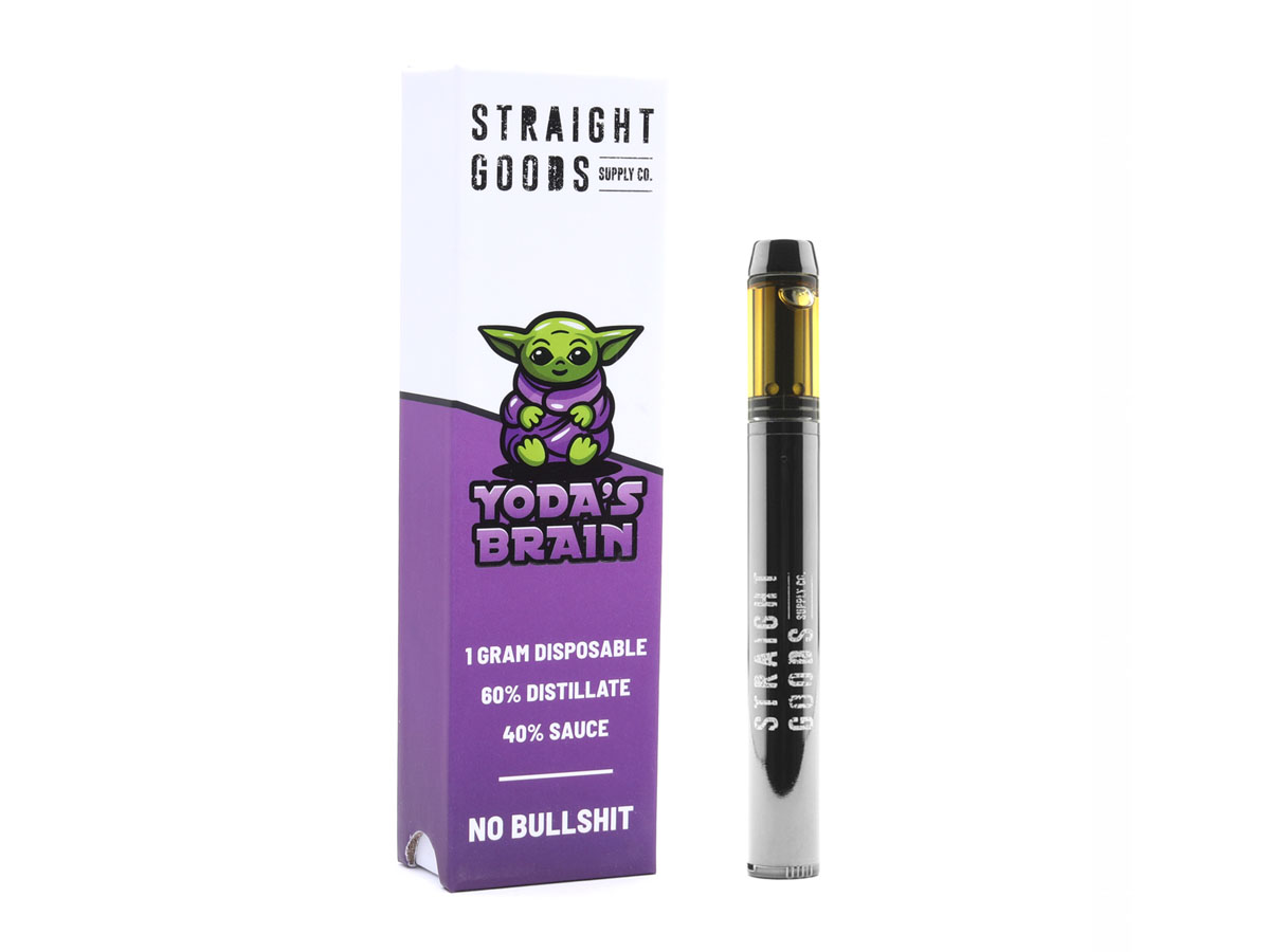 Straight Goods Supply Co. – Sauce Disposable Vape – Yoda’s Brain ...