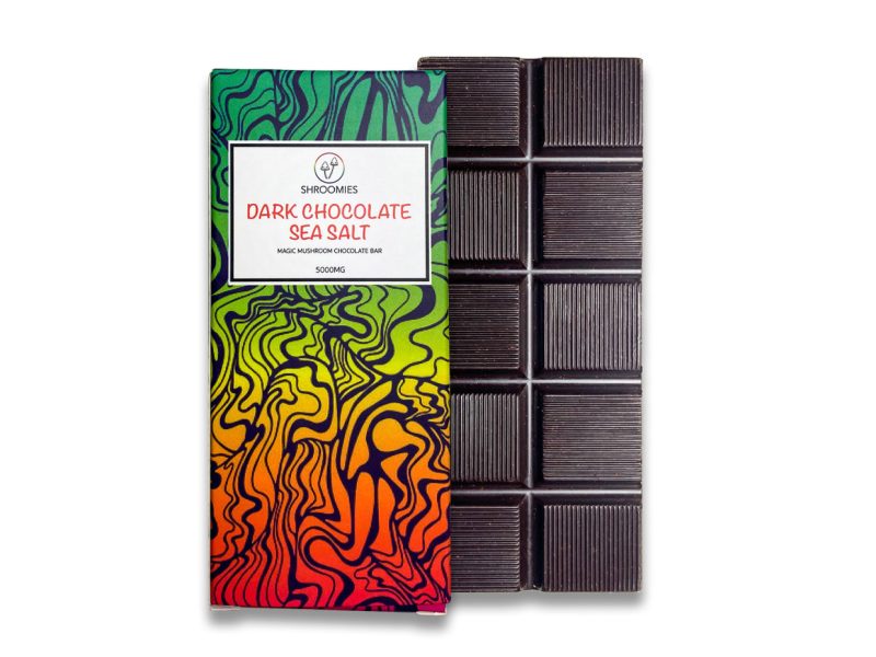 Shroomies – Sea Salt Dark Chocolate Bar – 5000mg – Canna Sweets Mail ...