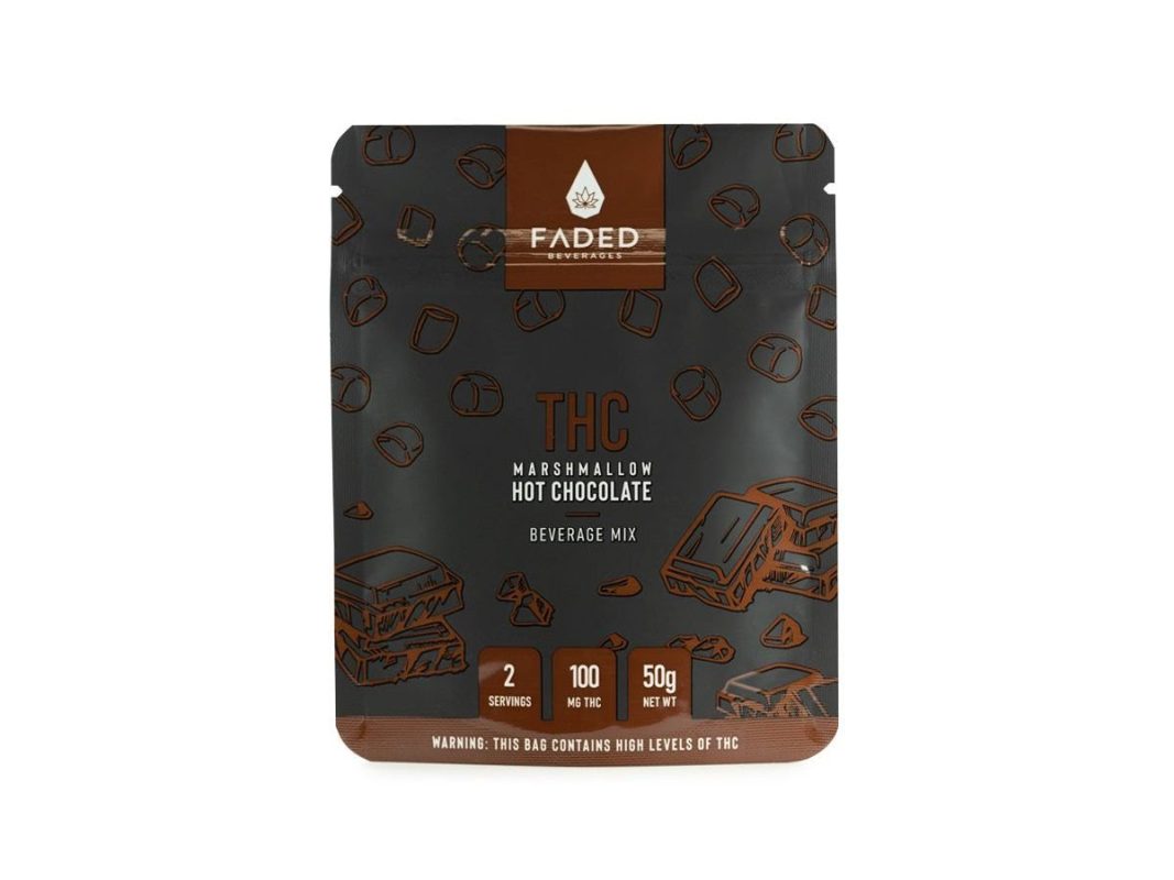 Faded Cannabis Co. – THC Hot Chocolate 100MG – Canna Sweets Mail Order ...