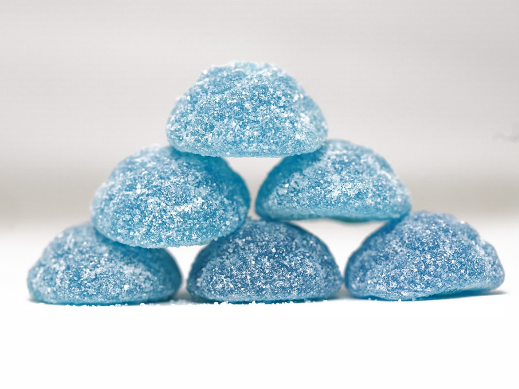 THC Sweets – Sour Blue Raspberry Gummies 210MG – Canna Sweets Mail ...