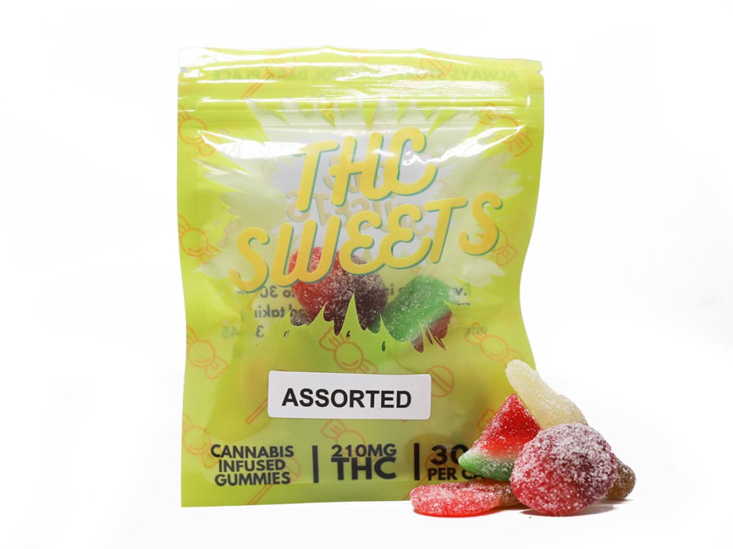 THC Sweets – Assorted Gummies 140MG – Canna Sweets Mail Order Marijuana
