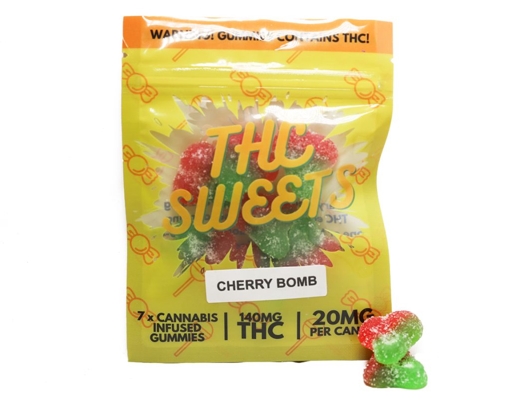 THC Sweets – Cherry Bombs 140MG – Canna Sweets Mail Order Marijuana