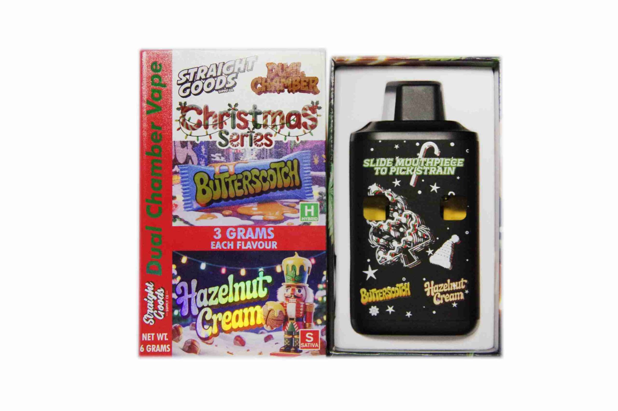 Straight Goods Dual Chamber Disposable Vapes 6G – Butterscotch ...